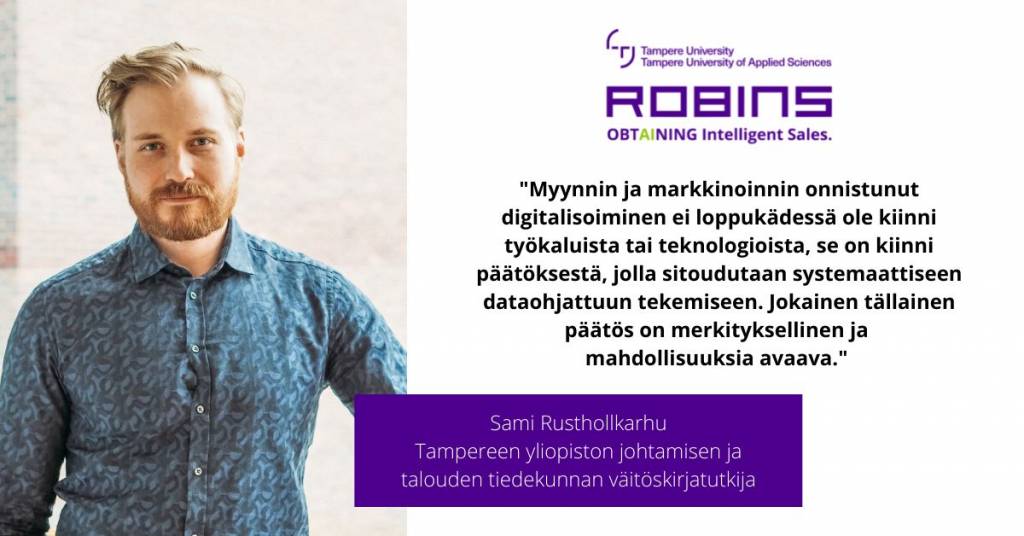 Sami Rusthollkarhu ROBINS-tutkimushankkeen kokoomateoksessa | Robins | Tampereen korkeakouluyhteisö