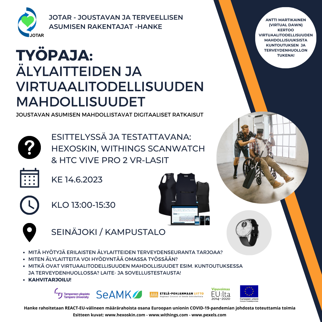 Älylaitteiden ja virtuaalitodellisuuden mahdollisuudet -työpaja 14.6 ...