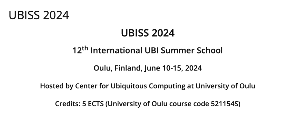 “Boat Scape” at UBISS Summer School 2024 VR Workshop | CONVERGENCE of Humans and Machines ...